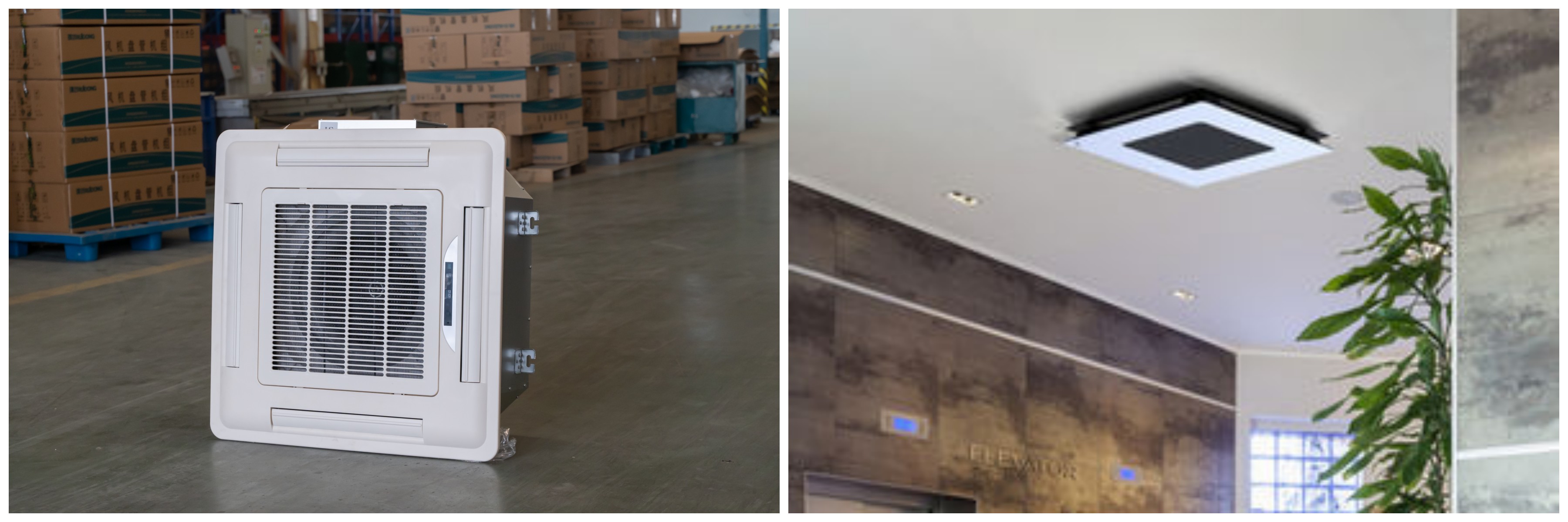 Professional Hvac System Cassette Ceiling Type Fan Coil Unit from China ...